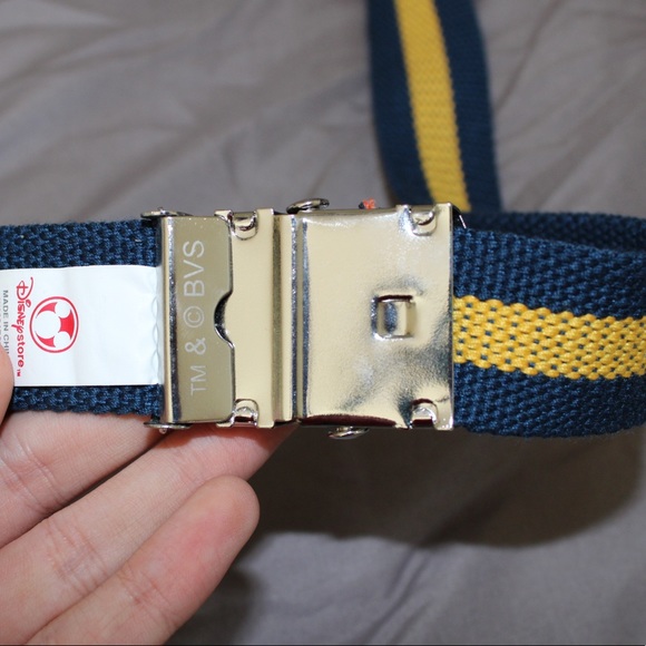 Disney | Accessories | Disney Power Rangers Blue And Yellow Boys Belt ...